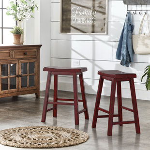 Red Counter Height Bar Stools You'll Love | Wayfair