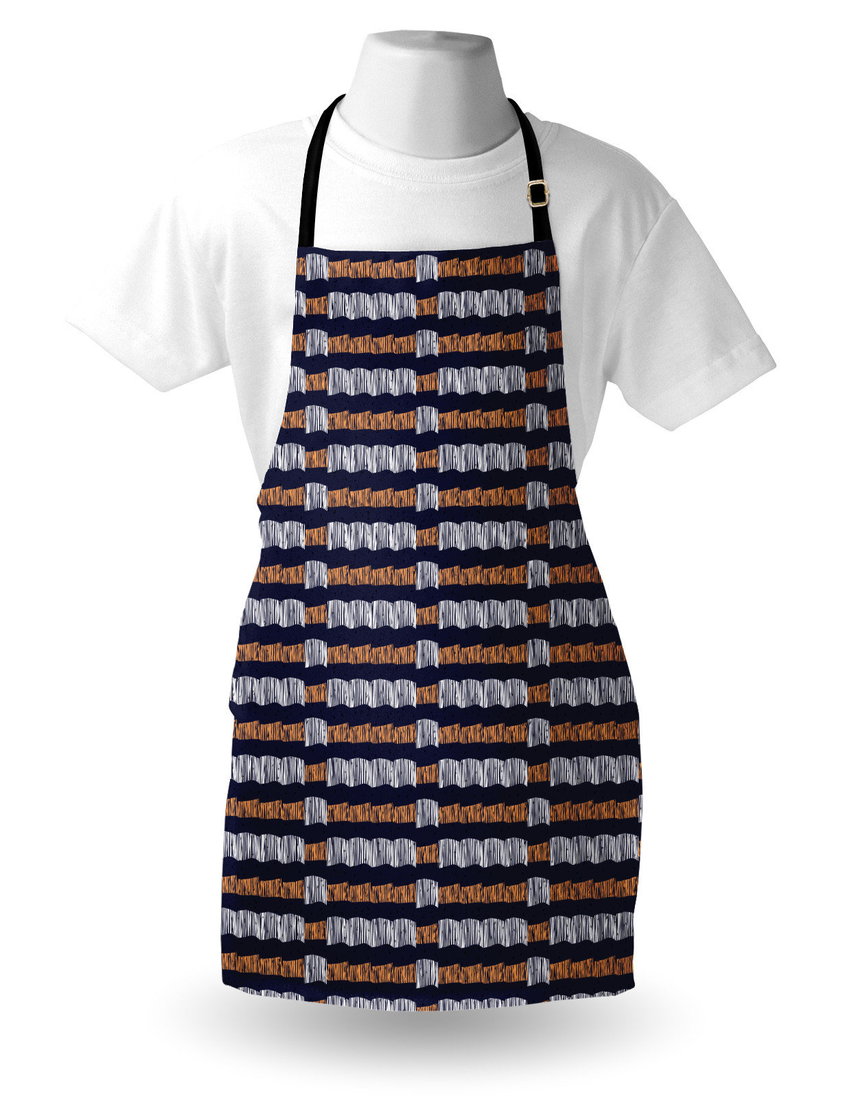 East Urban Home Ethnic Apron Unisex, Horizontal Irregular Stripes ...
