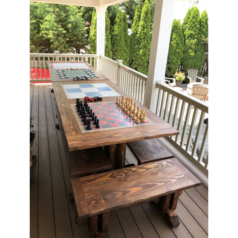 The Farm Mechanic Nautical Dining Table and Benches | Wayfair