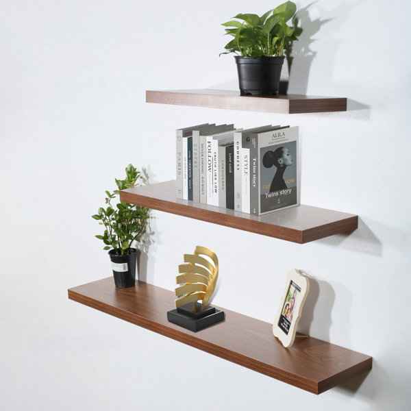 Latitude Run® 3 Piece Floating Shelf Set | Wayfair