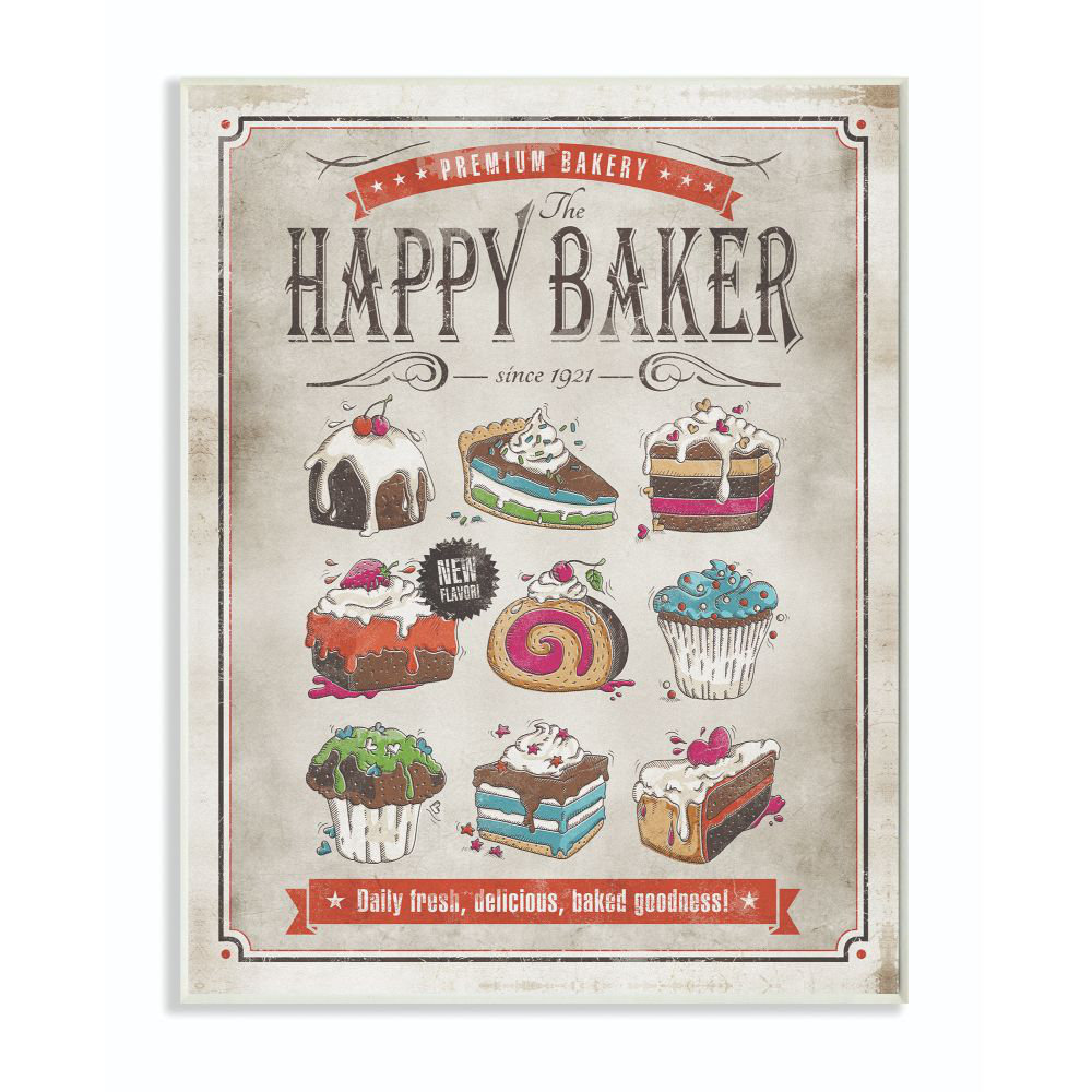 Ebern Designs 'Happy Baker Vintage Comic Book Design' by Ester Kay ...