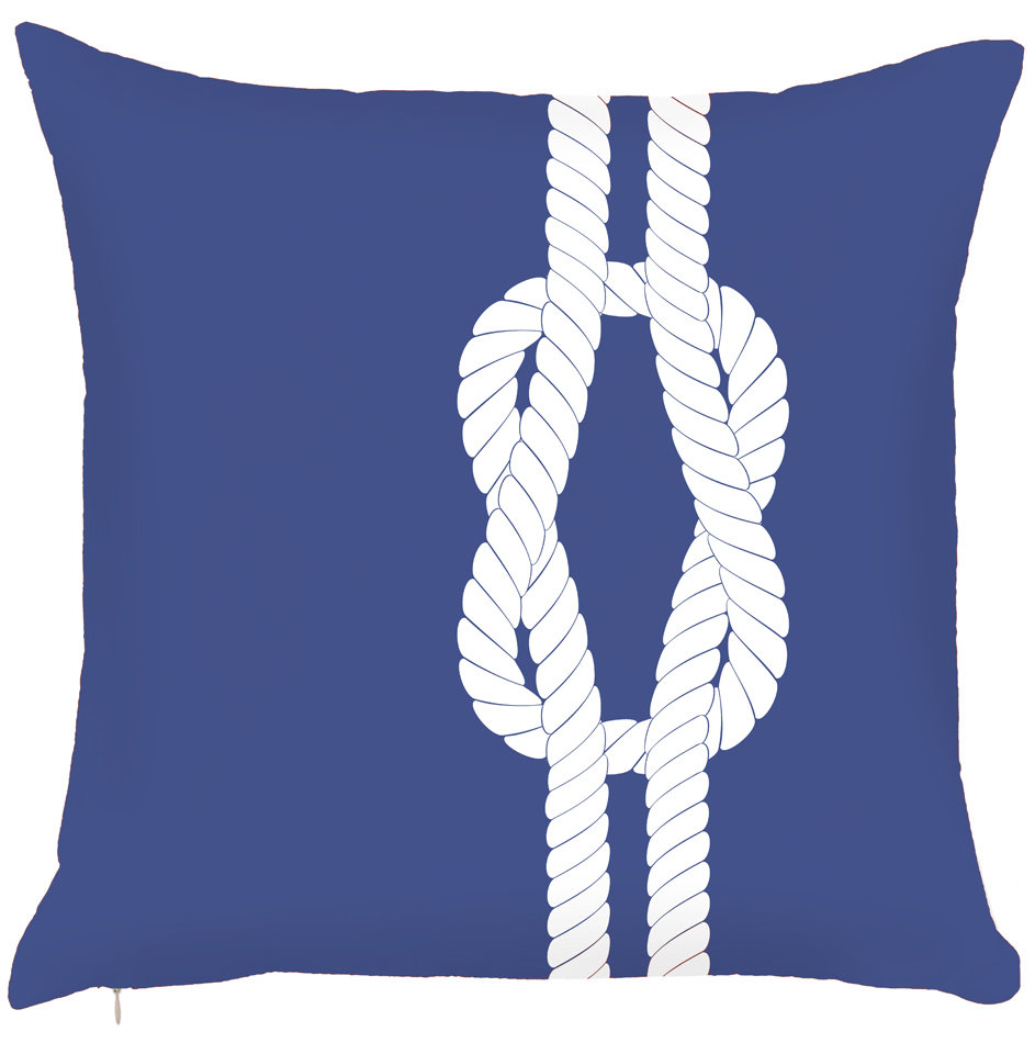 Debage Inc. Costal Sailor's Knots Hook Throw Pillow | Wayfair
