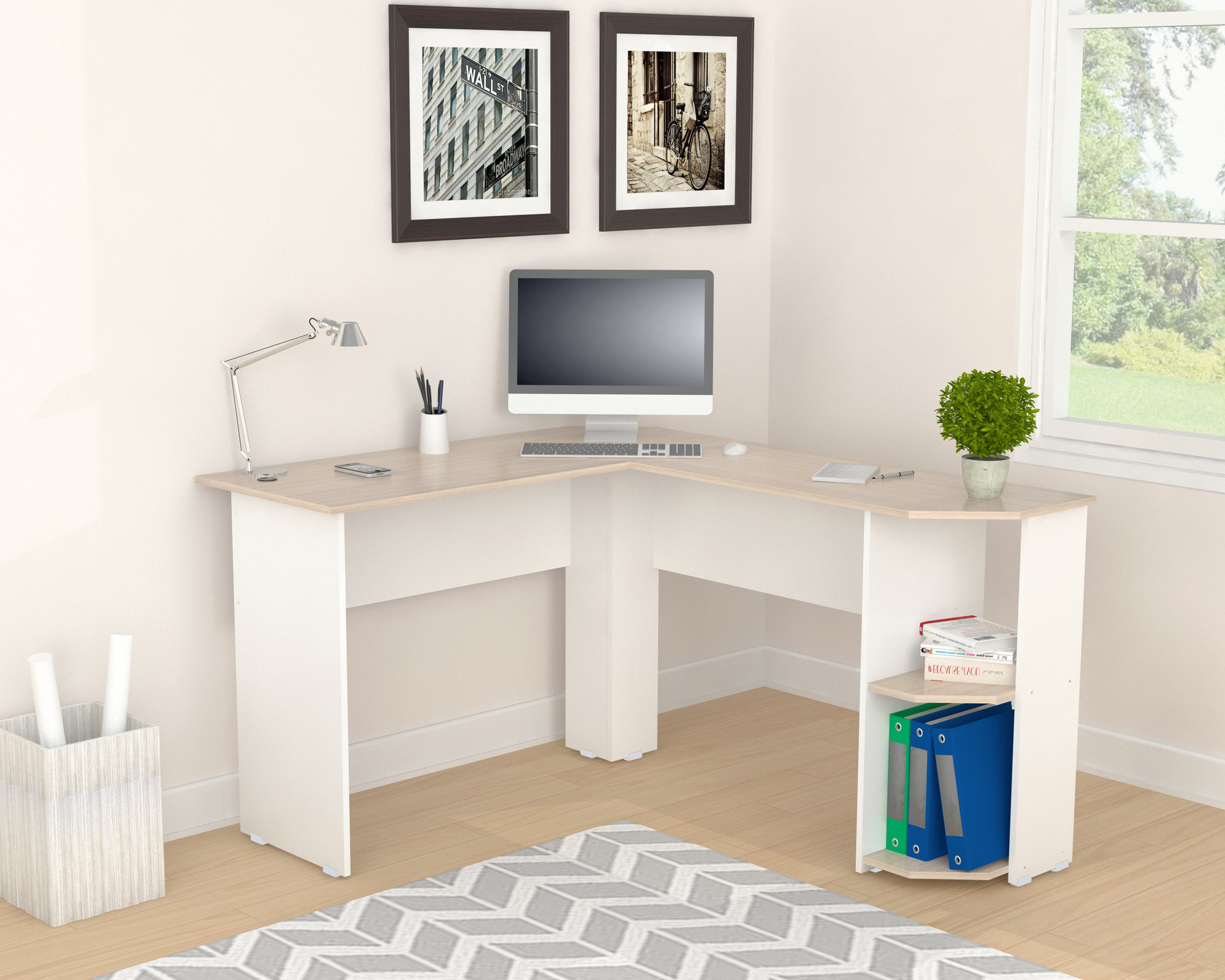 Latitude Run® Juliahnna L-Shape Desk | Wayfair