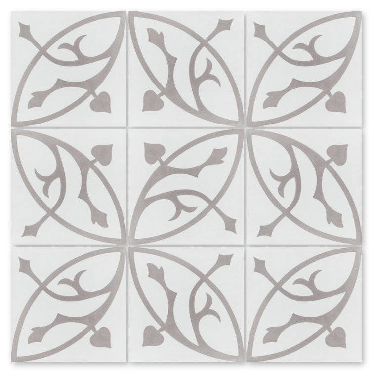 Villa Lagoon Tile Boden H Sencillo 8" x 8" Cement Patterned Wall ...