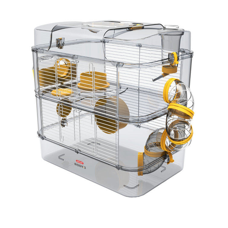 Jardin Deco Cage For Small Rodents Rody 3 Duo Banana Yellow | Wayfair.co.uk