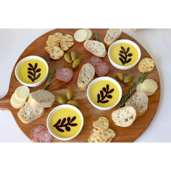 Ebern Designs Sebrena Porcelain Platter | Wayfair