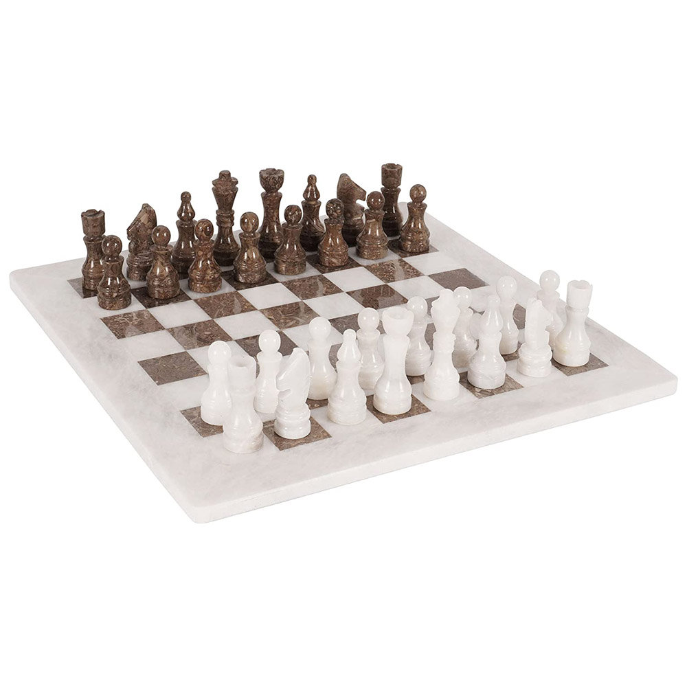 RADICALn Handmade Marble Chess Set Chess Board Game | Wayfair