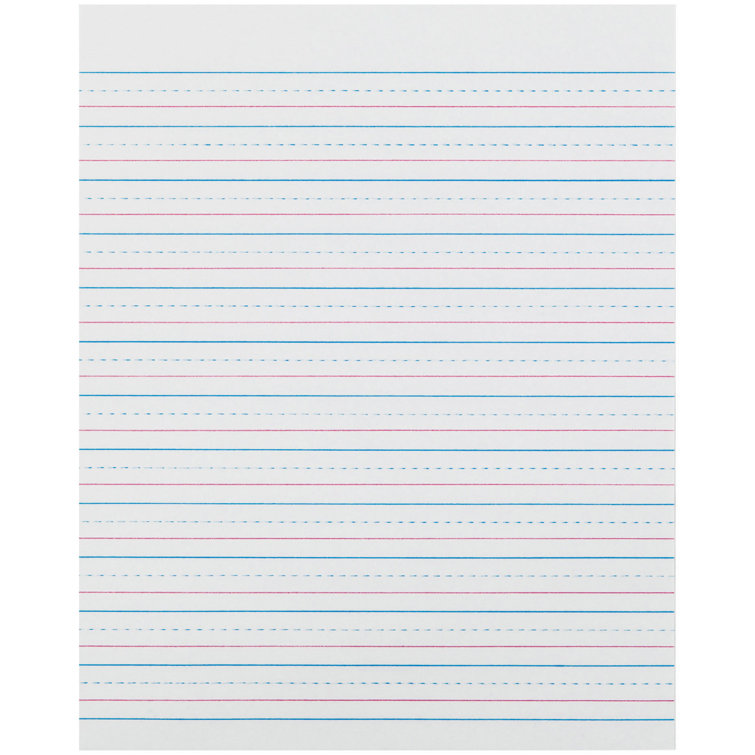 Pacon Creative Products Zaner-Bloser Sulphite Handwriting Paper | Wayfair