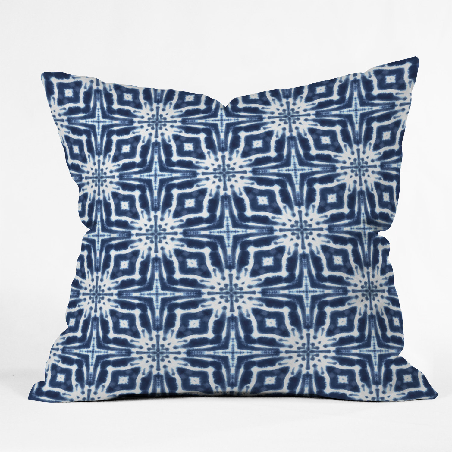 Deny Designs Allyson Johnson Bohemian Marsala Ikat Throw Pillow | Wayfair