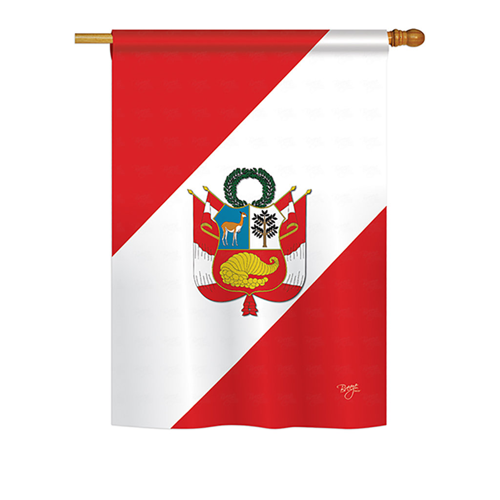 Breeze Decor Peru 2-Sided Polyester House Flag | Wayfair