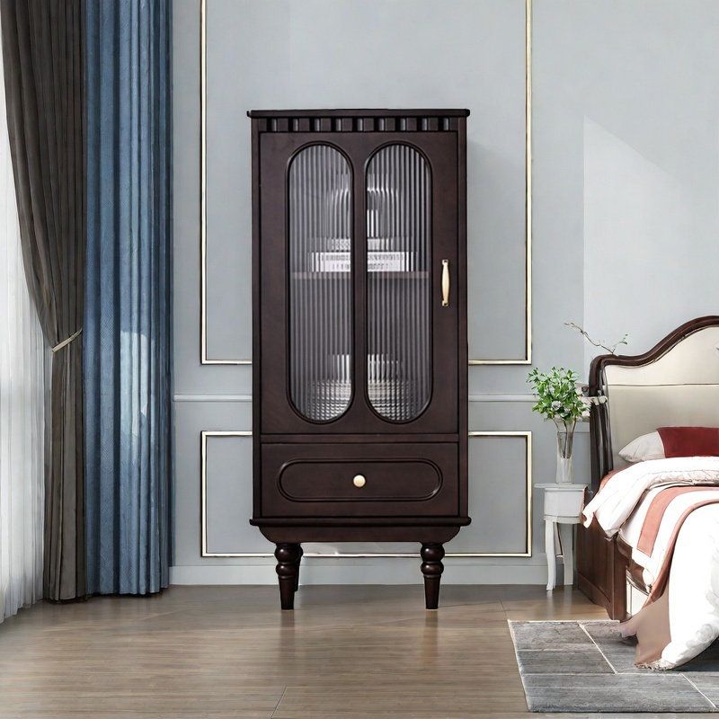 Parttlion French style solid wood bookcase locker | Wayfair