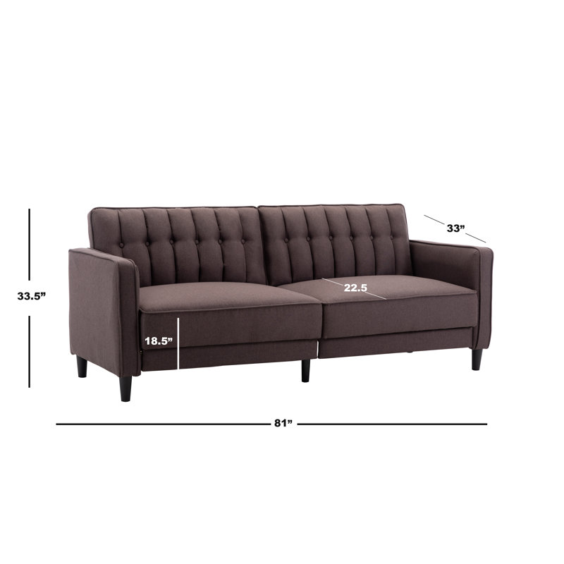 Latitude Run® 81" Square Arm Sleeper & Reviews | Wayfair