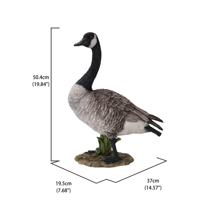 Hi-Line Gift Ltd. Standing Canada Goose Statue & Reviews | Wayfair