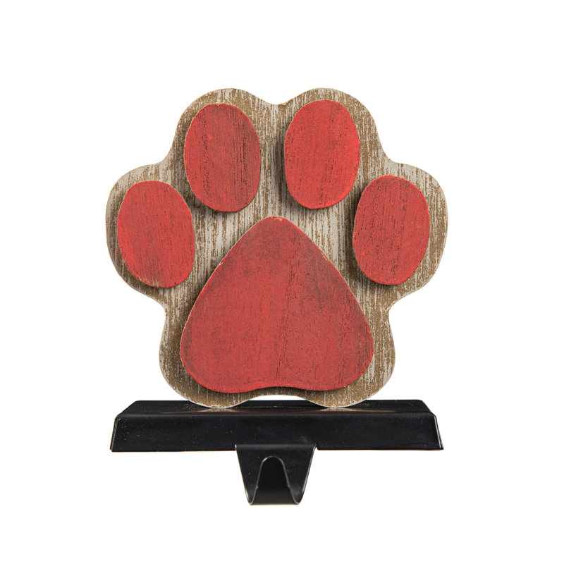Glitzhome Christmas Paw Stocking Holder & Reviews | Wayfair