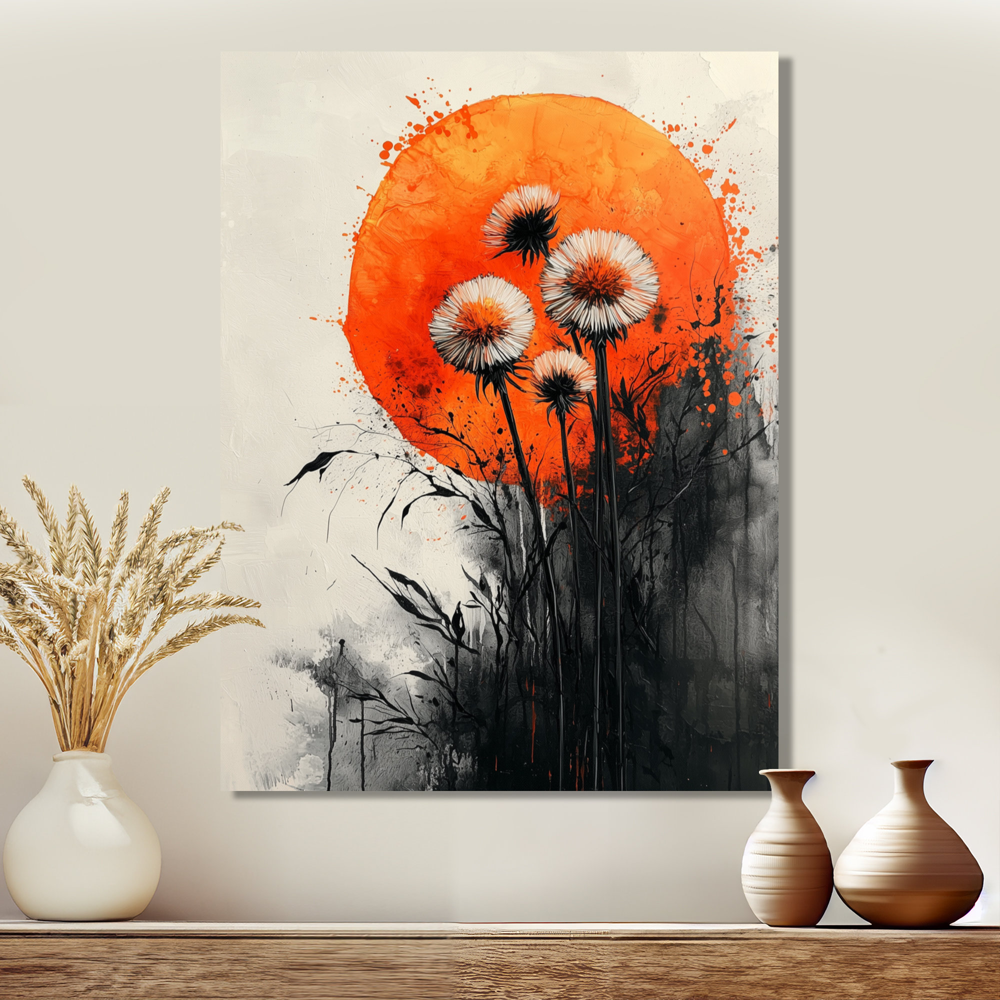 Latitude Run® Wildflower Inferno And Dandelion Flower I - Traditional ...