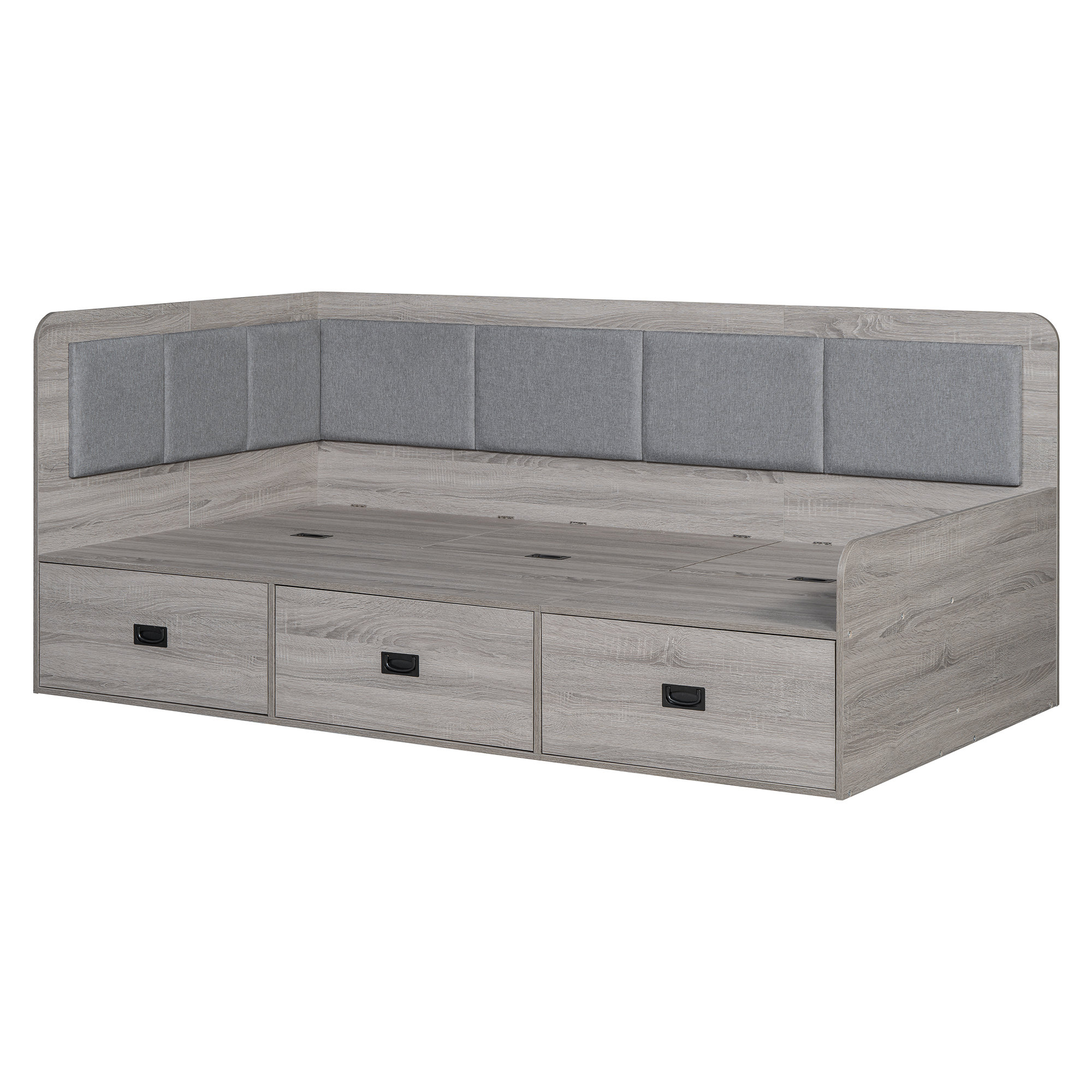 Hokku Designs Corner Daybed With Storage | Wayfair