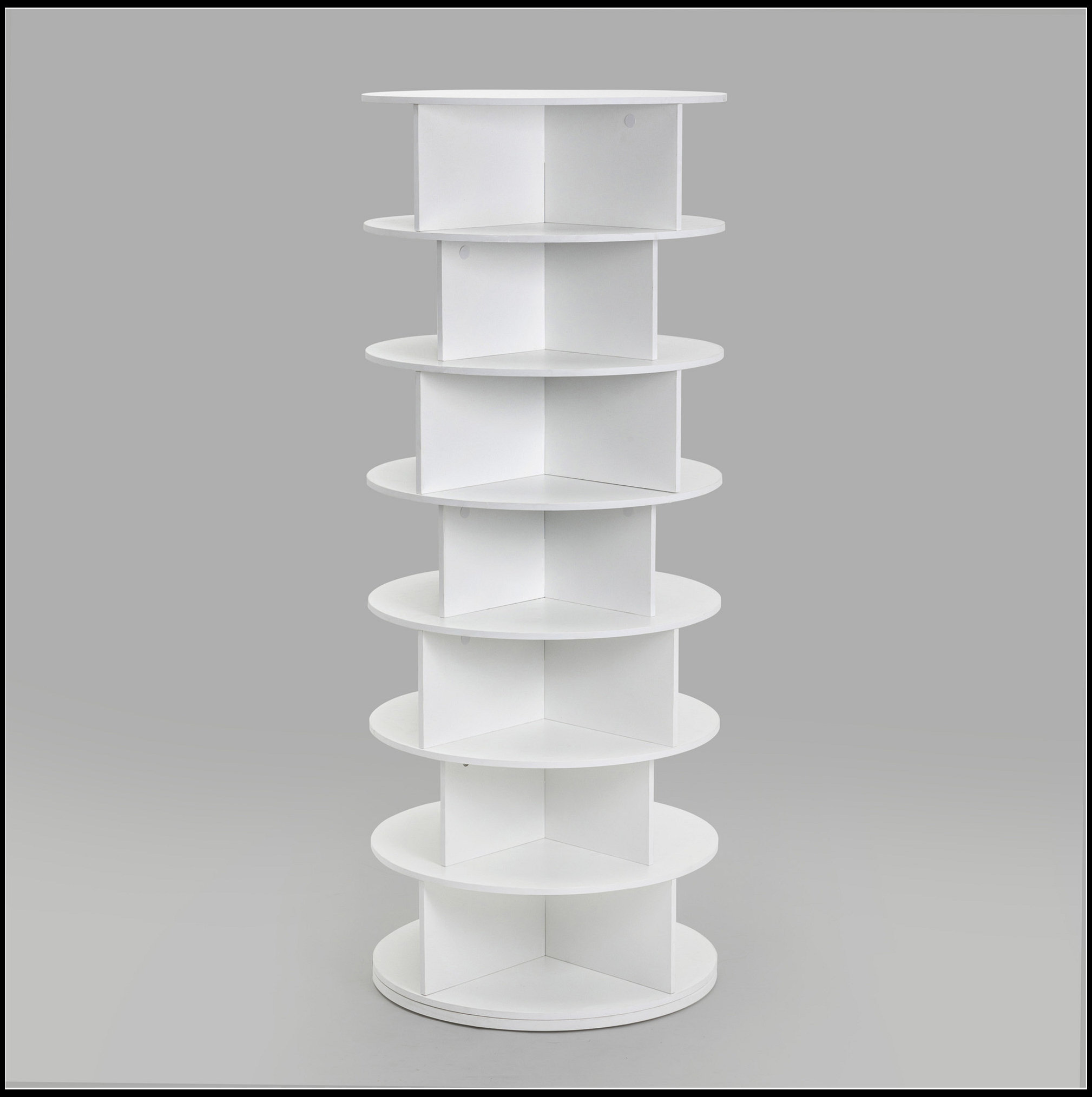 Hokku Designs 21Pairs_7 Tier Rotating Shoe Rack, 360° Revolving Free ...