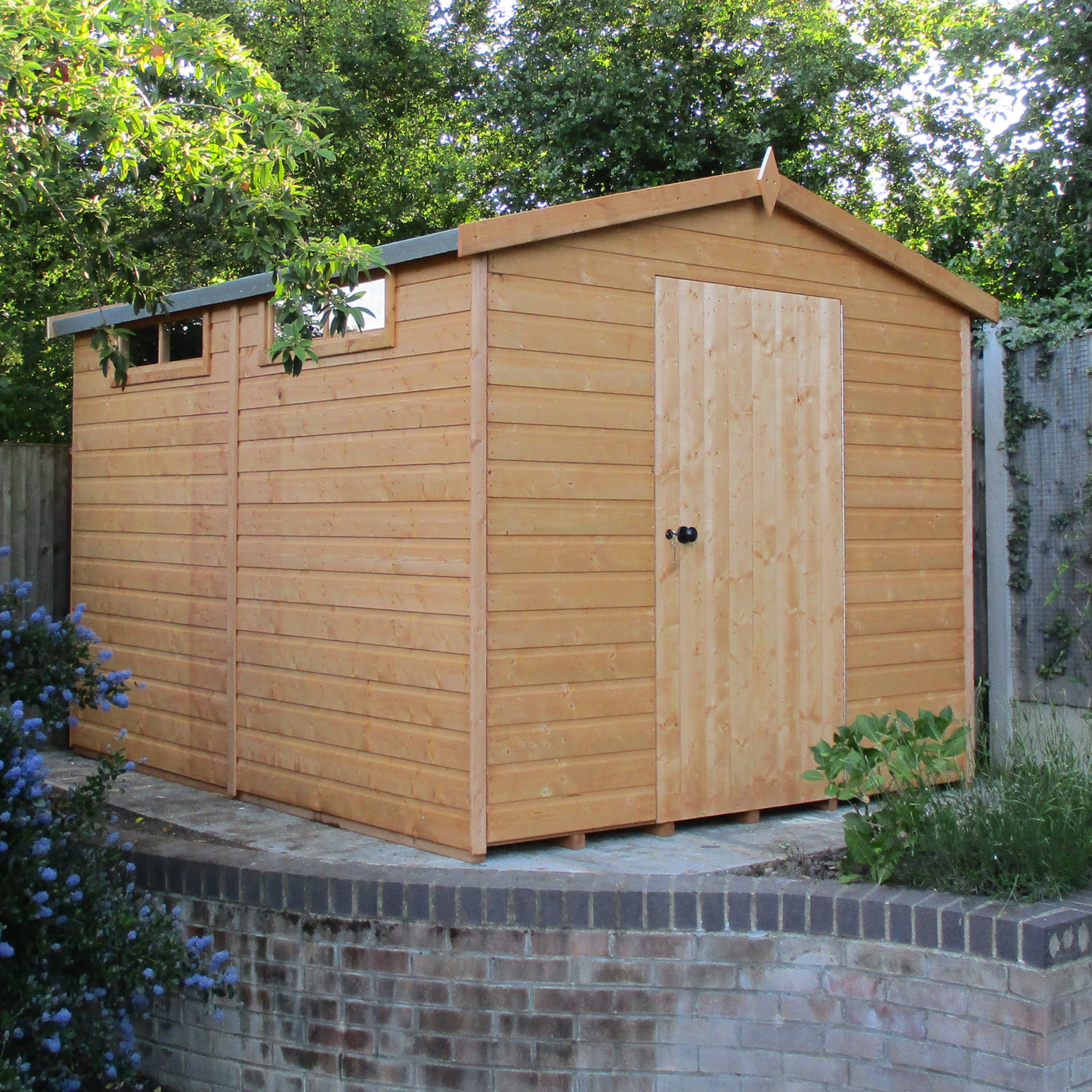 Shire GB 8 Ft. W x 10 Ft. D Security Shed | Wayfair.co.uk