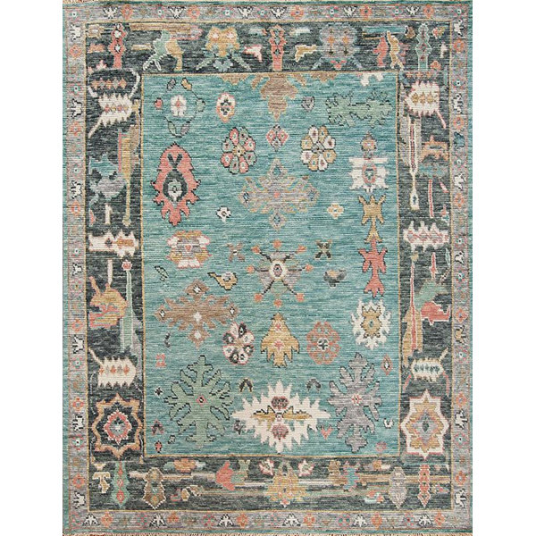 Samad Rugs Cascade Hand Knotted Wool Floral Rug | Wayfair