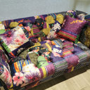 Latitude Vive Camaury Velvet Patchwork Sofa & Reviews | Wayfair.co.uk