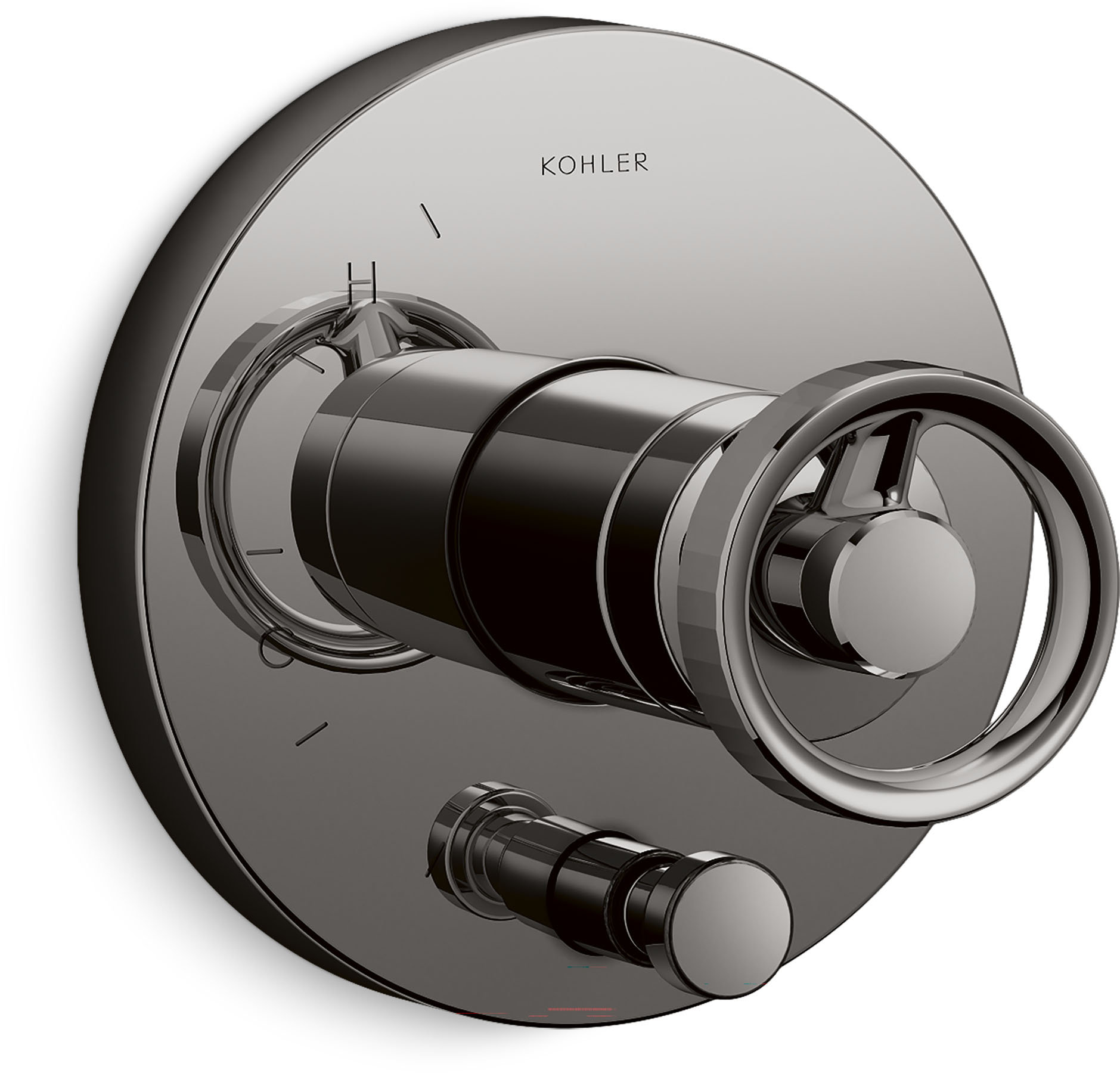 Kohler Components Rite-Temp Valve Trim With Industrial Handle And ...