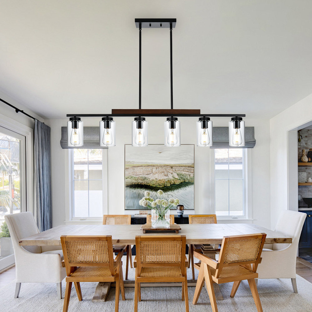 Breakwater Bay Dining Room Light Fixture Over Table, Farmhouse 6-Light ...