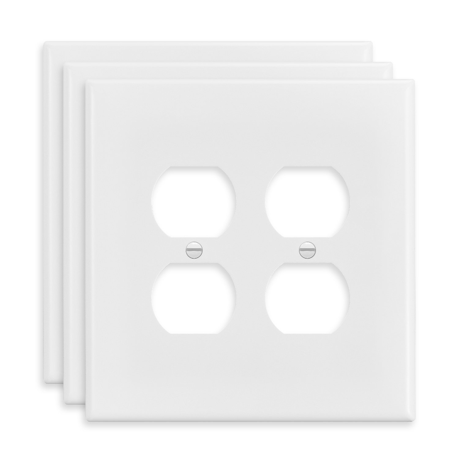 Enerlites 2-Gang Duplex Outlet Wall Plate | Wayfair