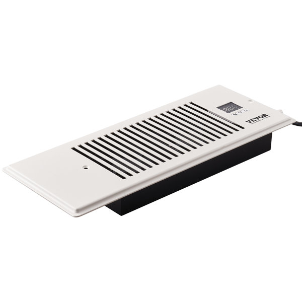 VEVOR VEVOR Quiet Register Booster Fan White Oscillating Wall Mounted ...