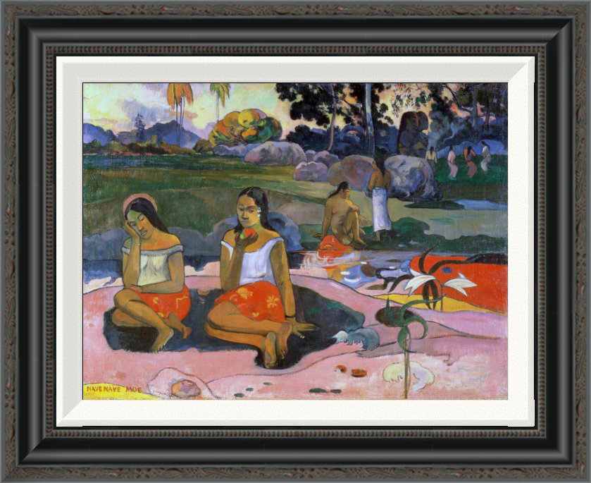 Global Gallery Spring of Miracles by Paul Gauguin - Picture Frame Print ...