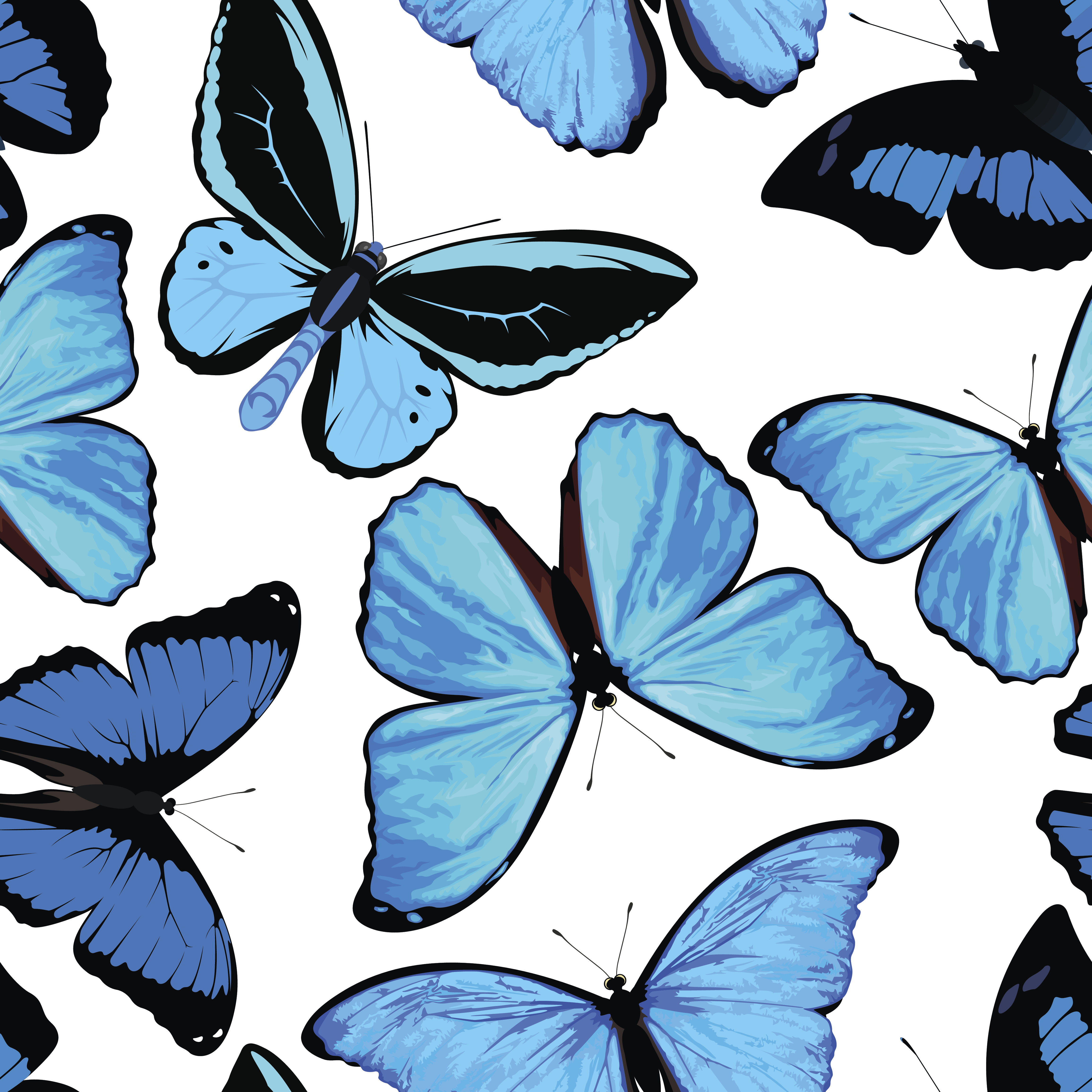 Brambly Cottage Repton Butterflies Background by Ekolara - Wrapped ...
