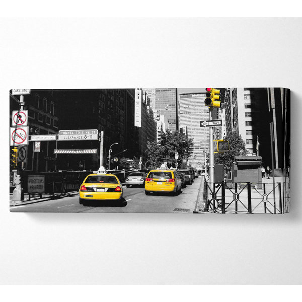 Ebern Designs New York City Taxi Cab - Wrapped Canvas Print | Wayfair.co.uk