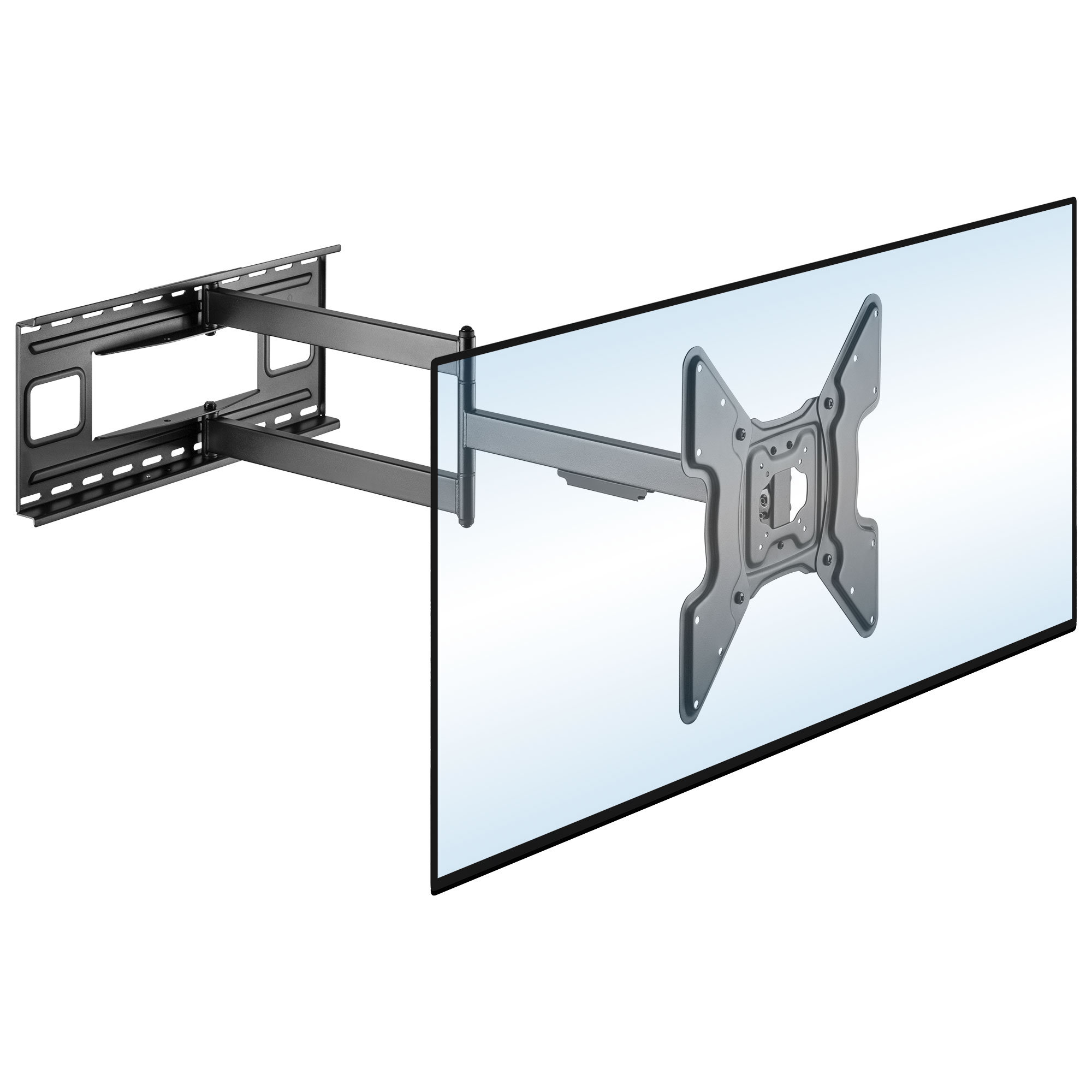 Mount-it Mount-It Full Motion Extended Corner Long Arm TV Wall Mount ...