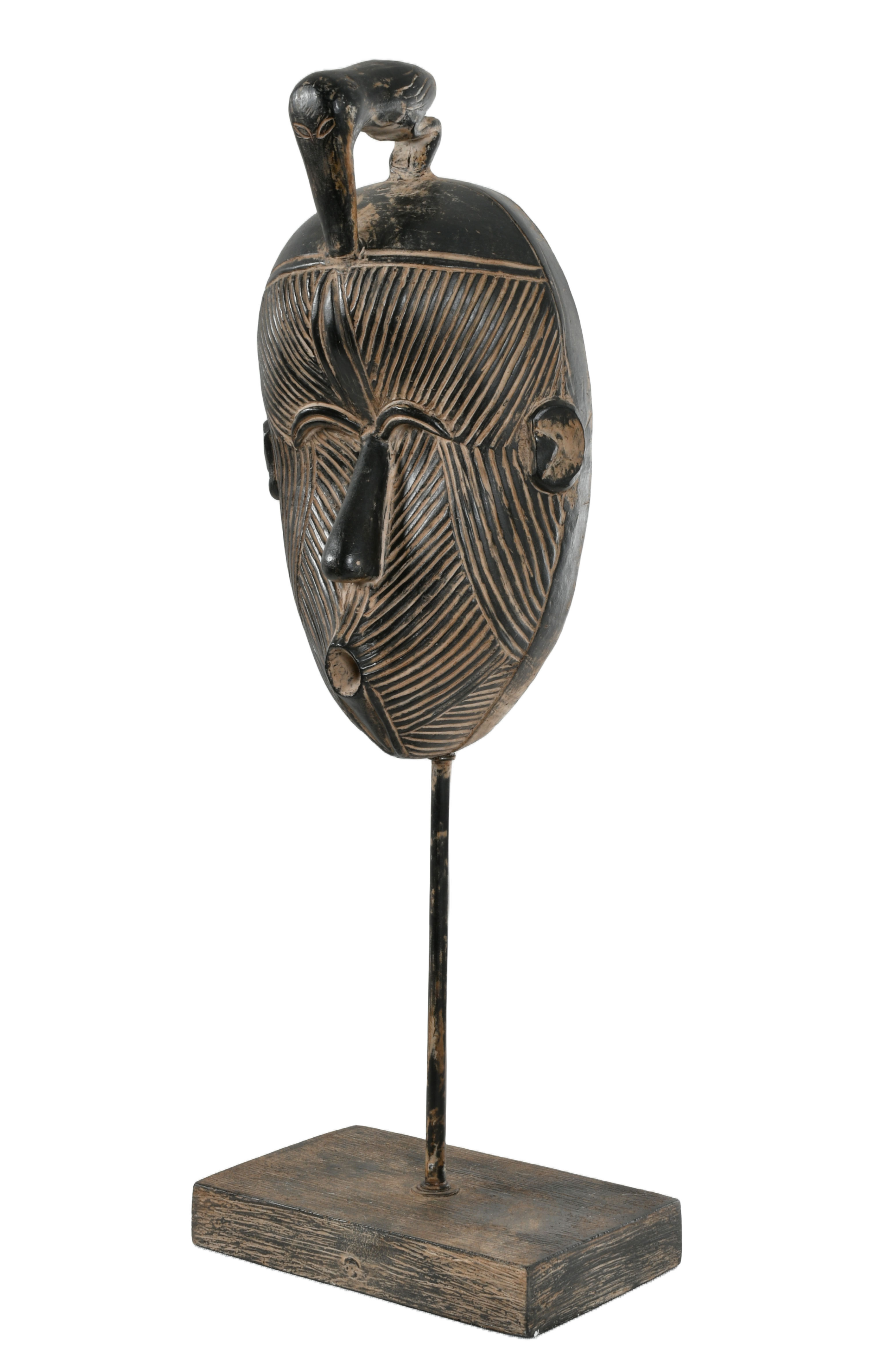 Bungalow Rose Elder Spirit Mask On Stand | Wayfair