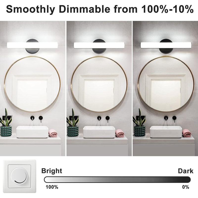 Brayden Studio® Docie LED Plug-in Corner Wall Light | Wayfair