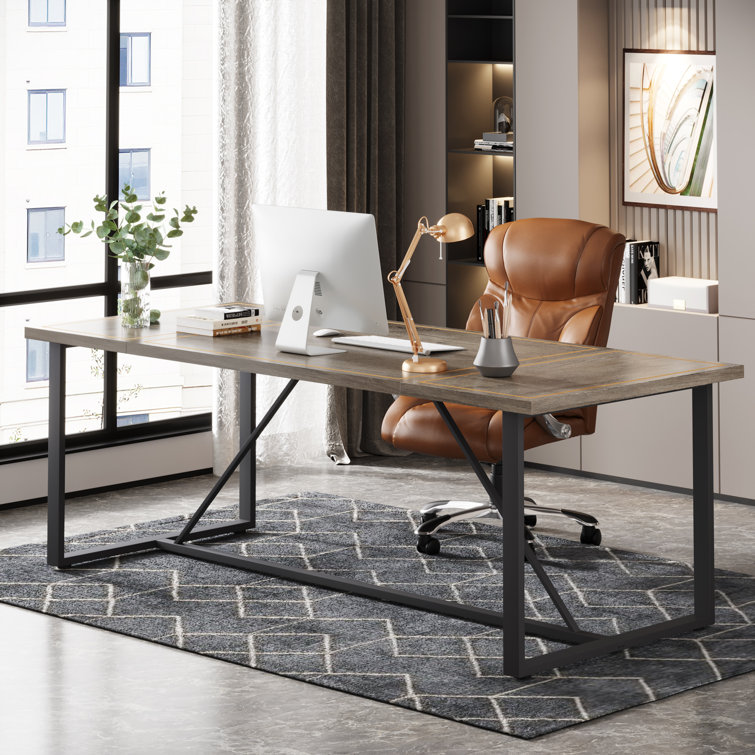 Mercer41 Jeromi Metal Base Writing Desk & Reviews - Wayfair Canada