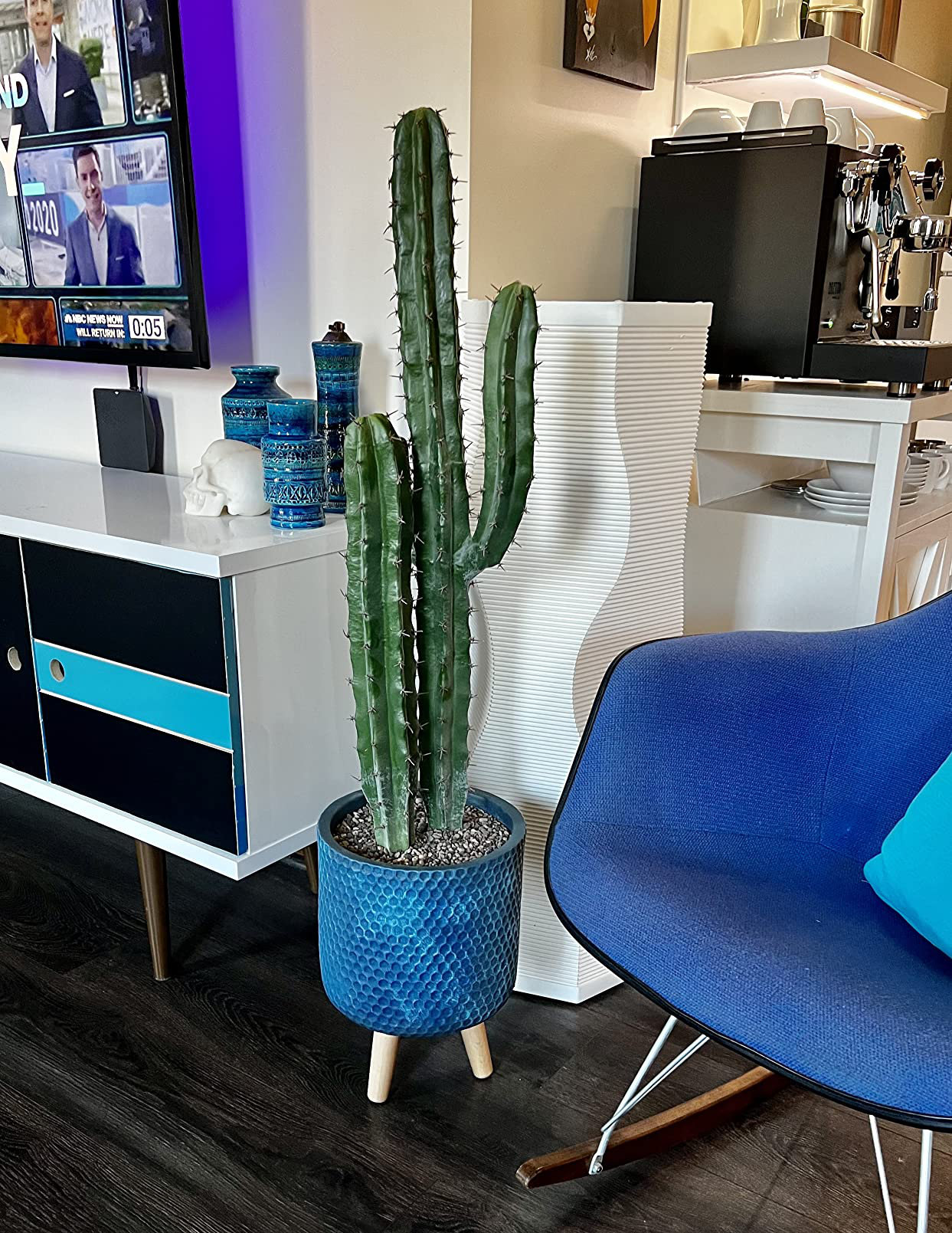 Primrue 36 Inch Faux Artificial Cactus Cacti Plants Fake Big Cactus ...