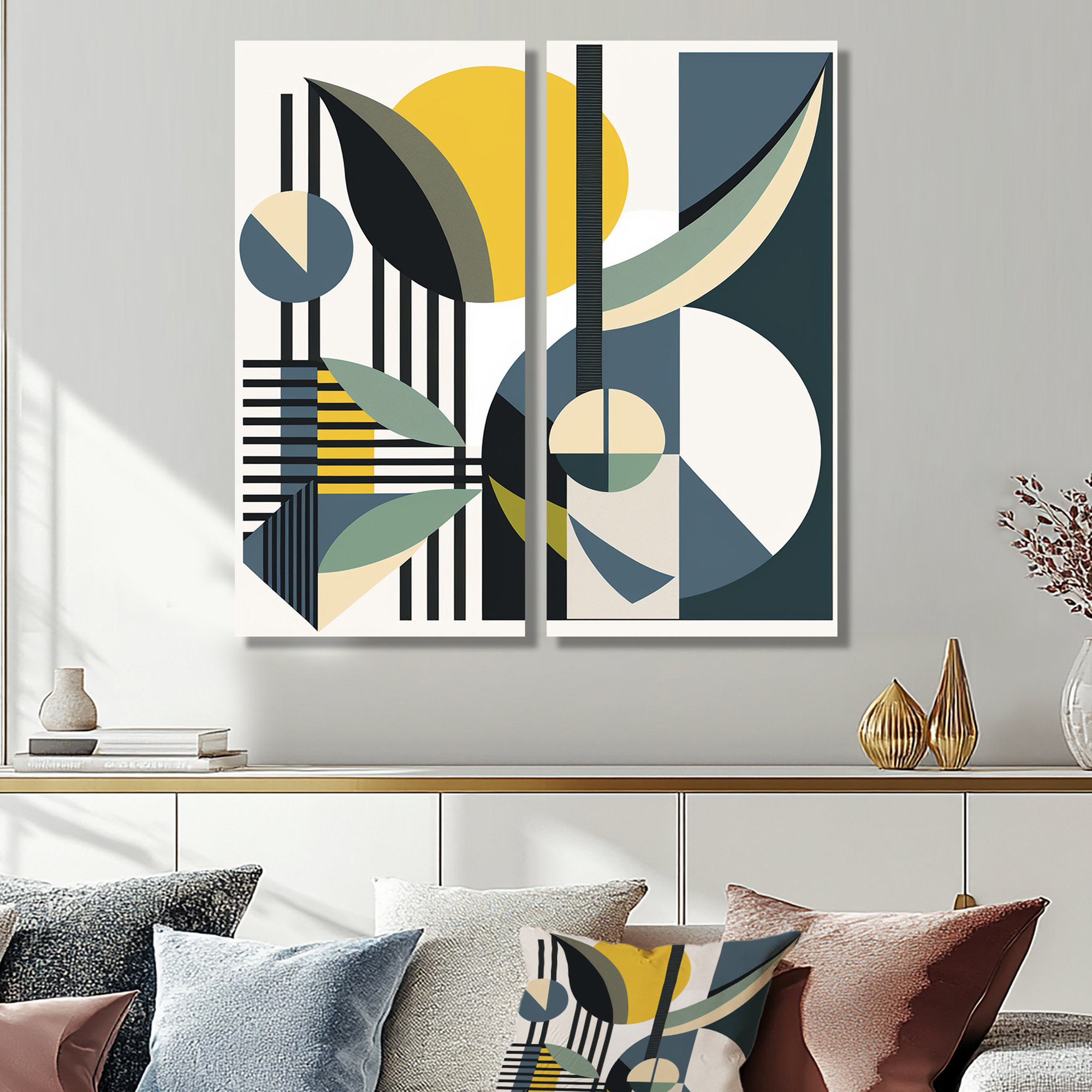 Wrought Studio™ Vintage Mid-Century Graphics I - Modern Wall Art | Wayfair