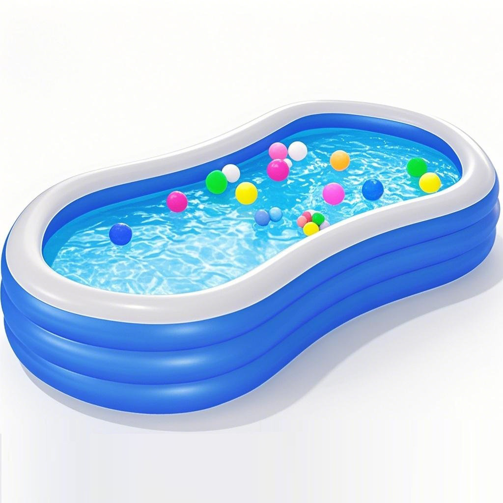 POGBUT 145" x 74" Extra Large Inflatable Pool, 744-Gallon Capacity ...