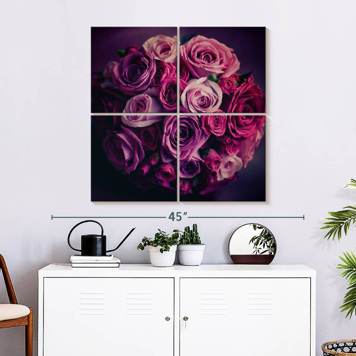 Winston Porter Pink Roses Wedding Bouquet | Wayfair