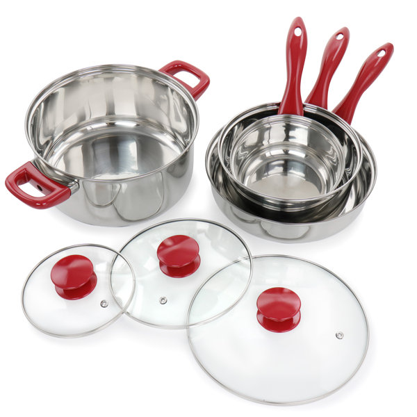 Red Cookware Sets | Up to 65% Off Until 11/20 | Wayfair | Wayfair