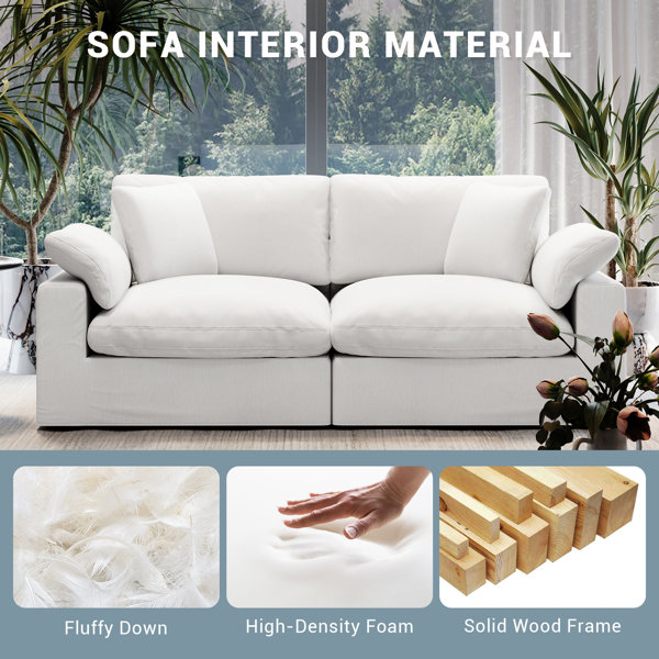 Latitude Run® Cloud Couch Modular Sectional Sofa For Living Room ...