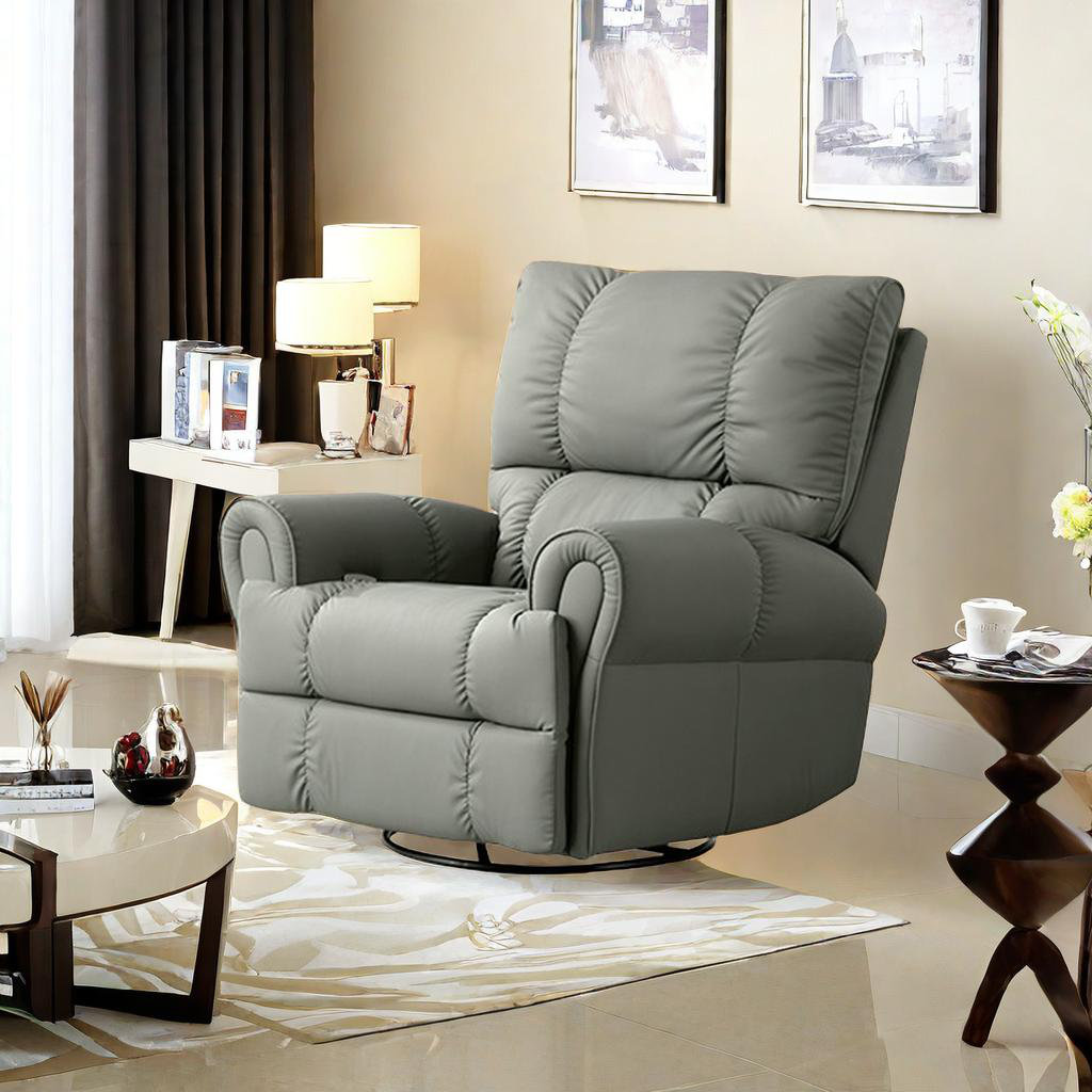 ComfySofa.s Recliner with Rocking and Swivel Functions | Wayfair