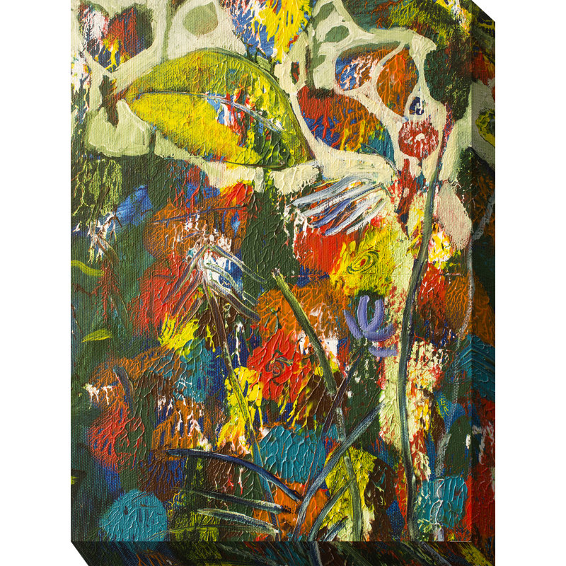 Wildon Home® Beonica Bawdy Botanicals Outdoor Wall Canvas Art | Wayfair
