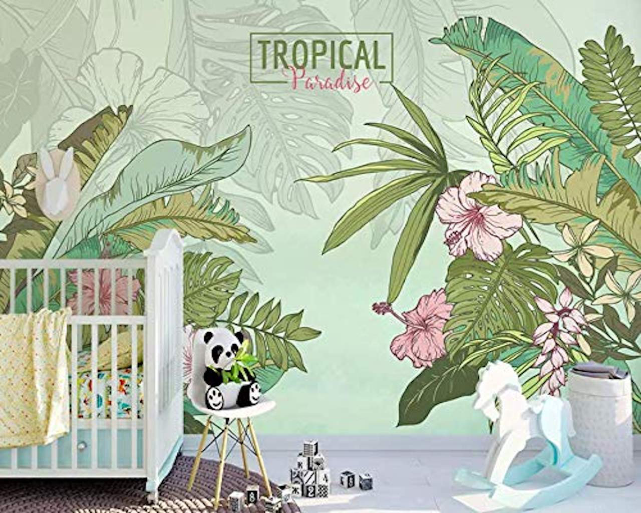 Bay Isle Home Constance Floral Wall Mural | Wayfair