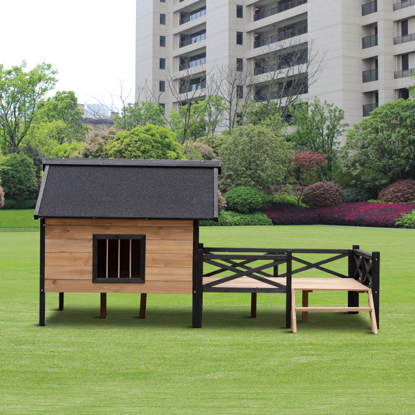 Tucker Murphy Pet™ Delaiah Farmhouse Dog House With An Openable ...