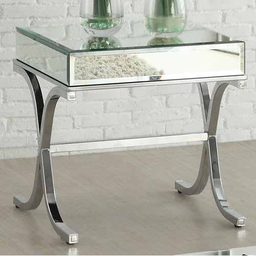 Chrome End & Side Tables You'll Love | Wayfair
