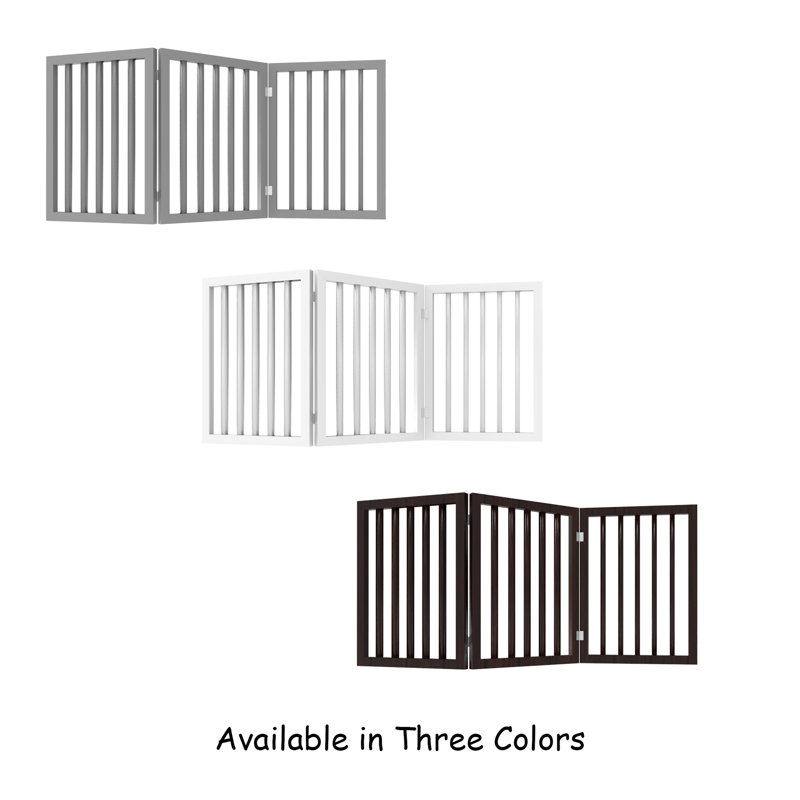 PETMAKER 3-Panel Indoor Foldable Pet Gate & Reviews | Wayfair