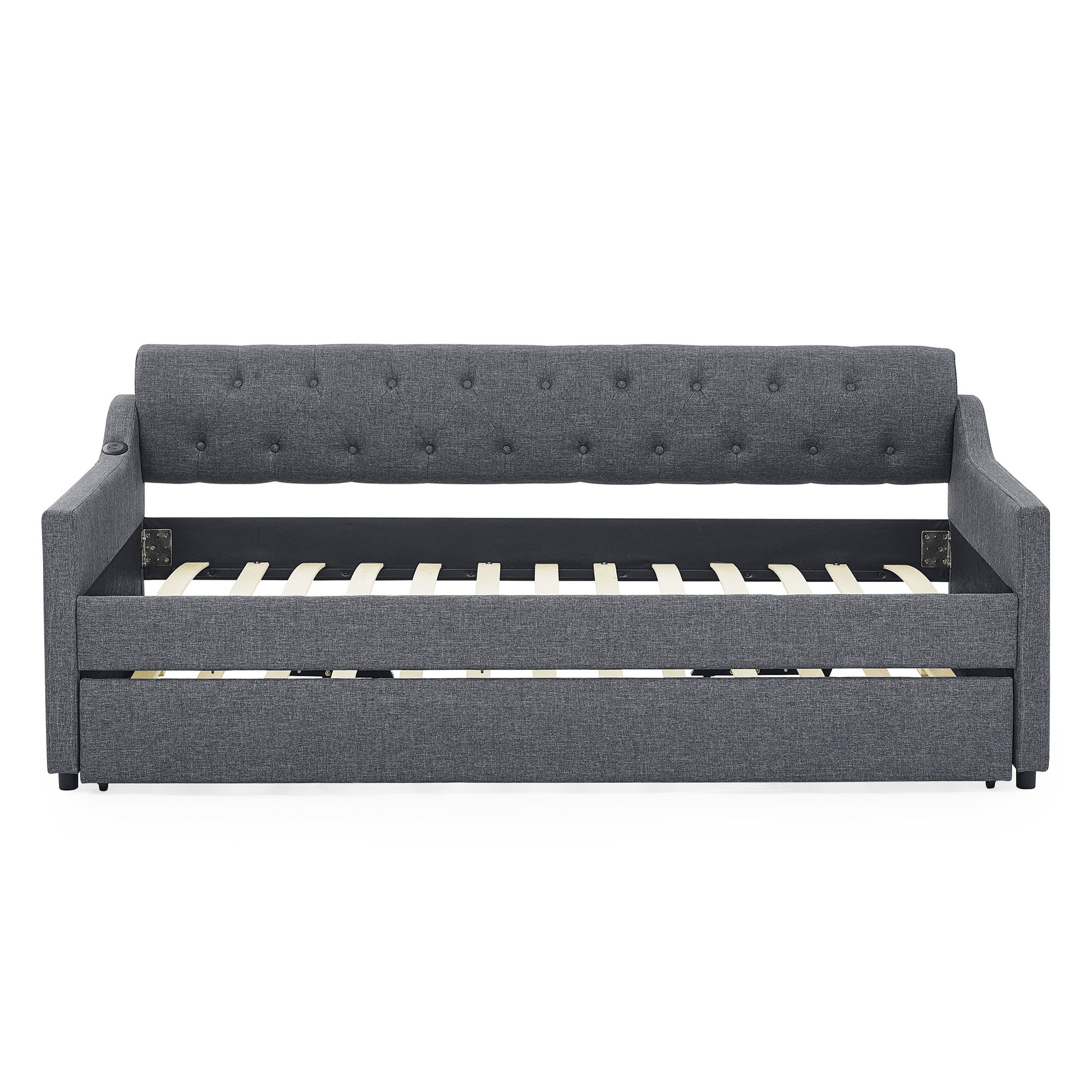 Red Barrel Studio® Versatile Upholstered Daybed With Advanced Features ...