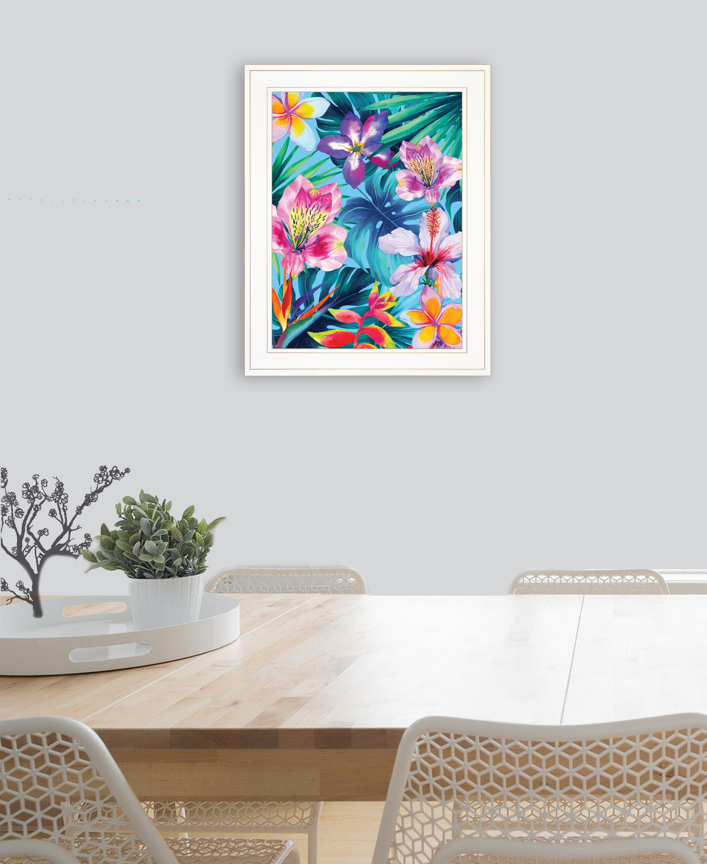 Bay Isle Home™ ST700-Tropical Flowers By Seven Trees Design, Ready To ...