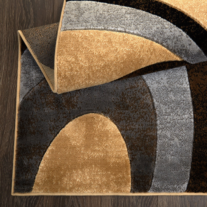 Winston Porter Amalyah Abstract Rug & Reviews | Wayfair